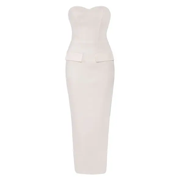 VESTIAIRE D'UN OISEAU LIBRE Wool Midi Dress