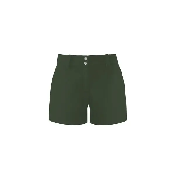 VESTIAIRE D'UN OISEAU LIBRE Kaki Cashmere Shorts