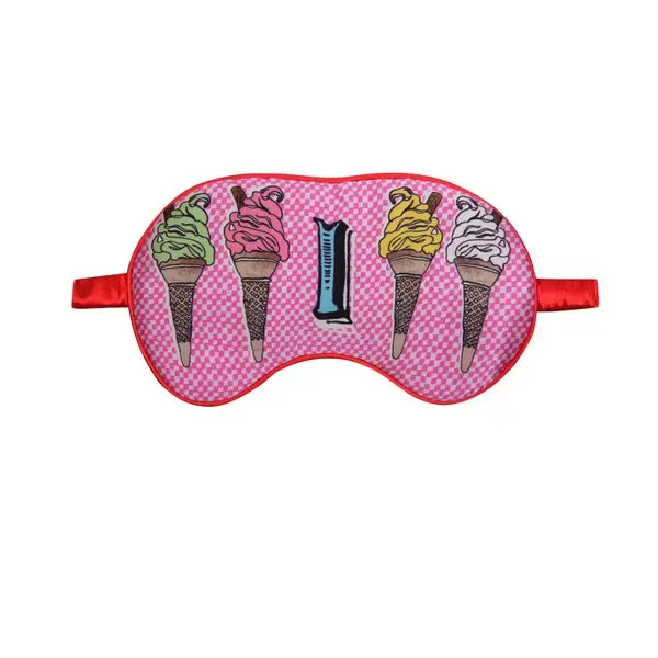 JESSICA RUSSELL FLINT I For Ice Cream Silk Eye Mask - White