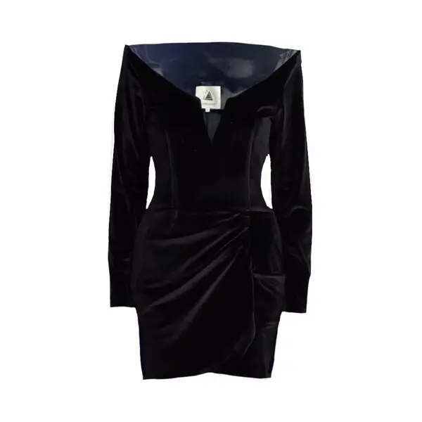 MIRIMALIST Maleficent Velvet Mini Dress