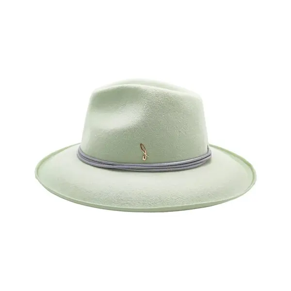 DORIA 1905 Western Drop Hat In Lapin Felt - Green
