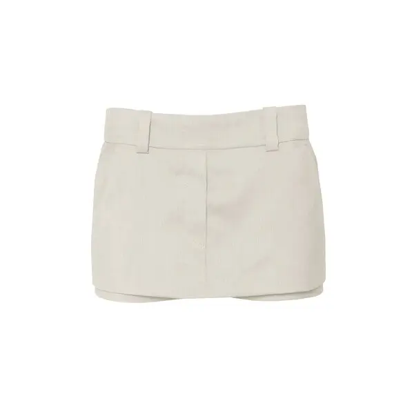 VESTIAIRE D'UN OISEAU LIBRE Wool Skort