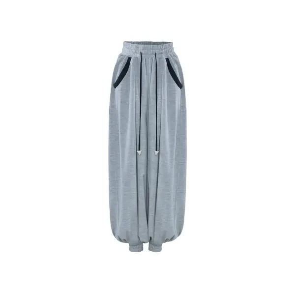 VESTIAIRE D'UN OISEAU LIBRE Wool Jersey Pants