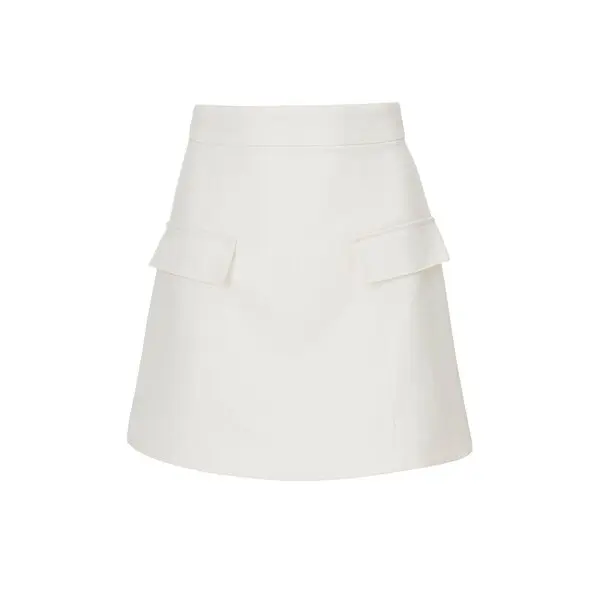 VESTIAIRE D'UN OISEAU LIBRE Wool Mini Skirt