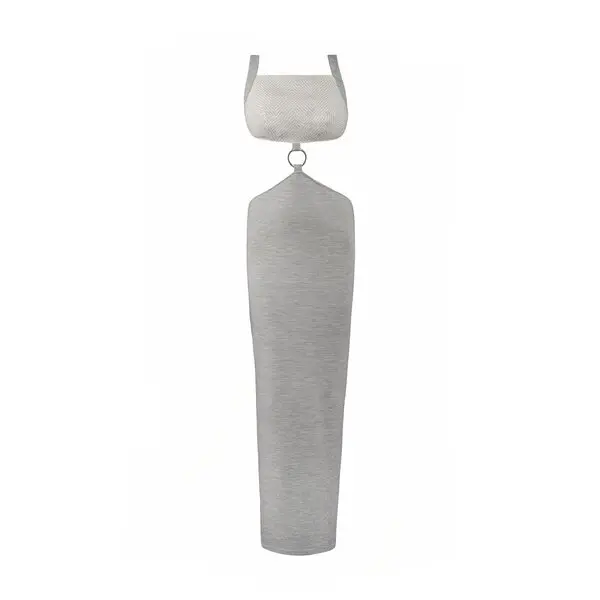 VESTIAIRE D'UN OISEAU LIBRE Open-back Dress - Grey