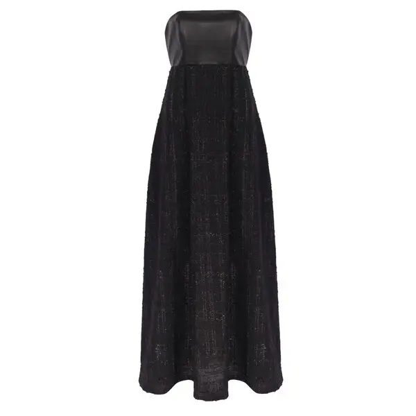 MIRIMALIST Vega Strapless Bustier Maxi Dress