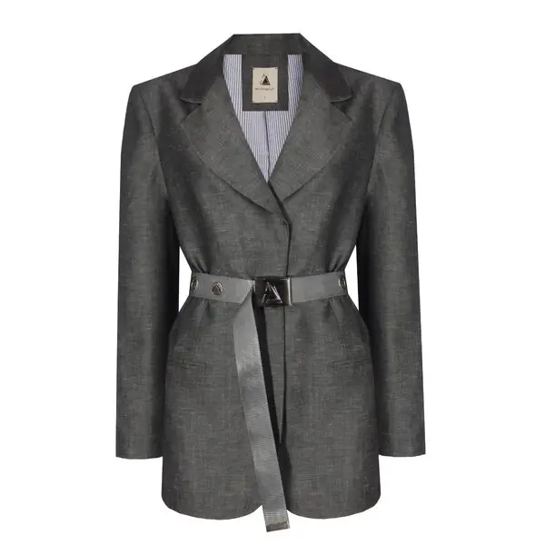 MIRIMALIST Janset Linen Blazer