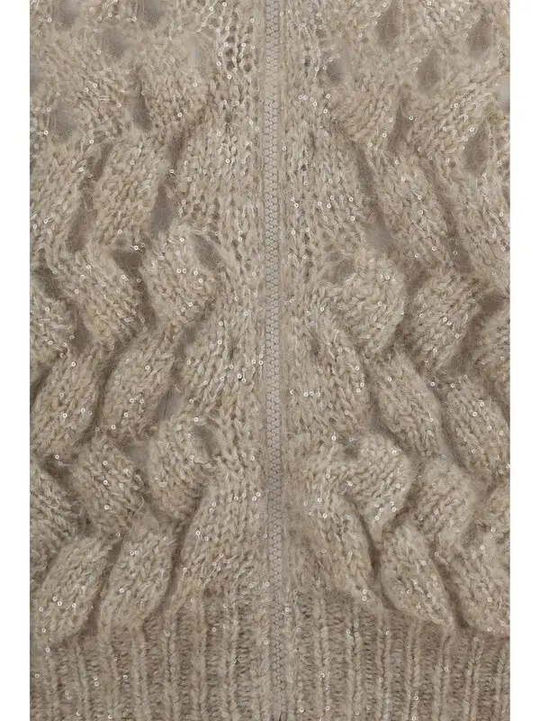 Brunello Cucinelli Mohair And Wool Blend Cardigan