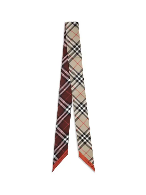 Burberry Check Silk Scarf