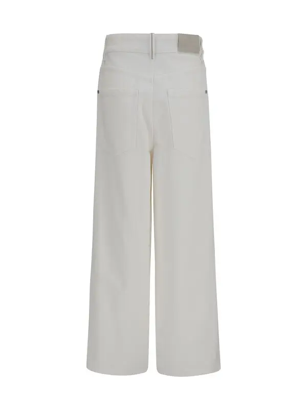 Brunello Cucinelli High-rise Palazzo Jeans
