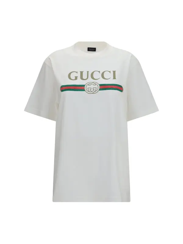 Gucci S/s Regular T-shirt Cotton-sil
