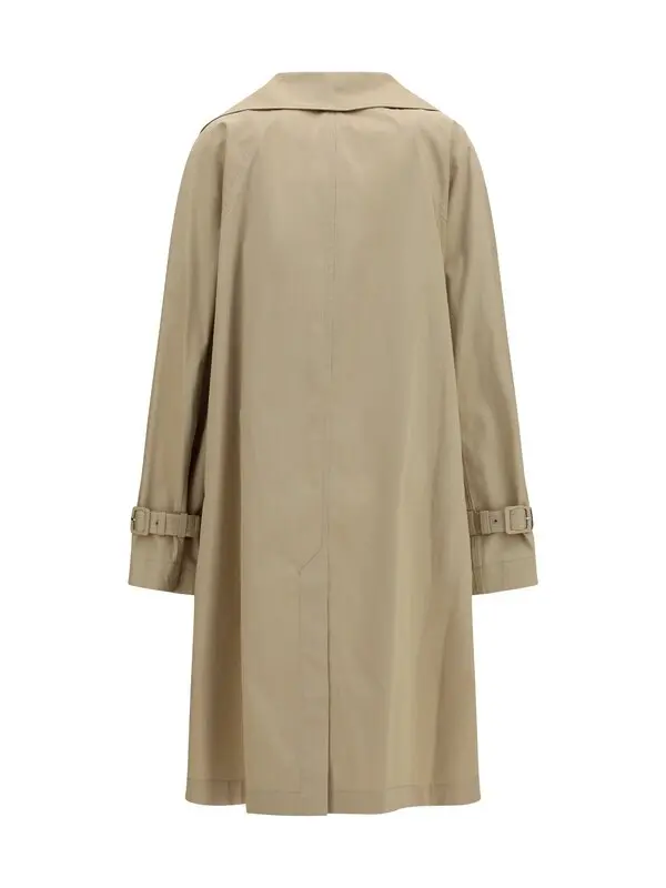 TOTEME Oversized Cotton Trench Coat - Cream