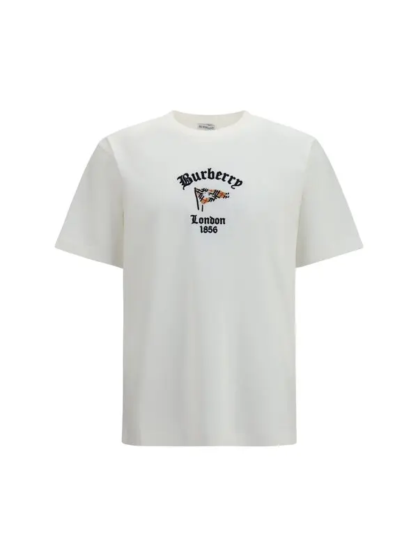 Burberry Check Cotton T-shirt