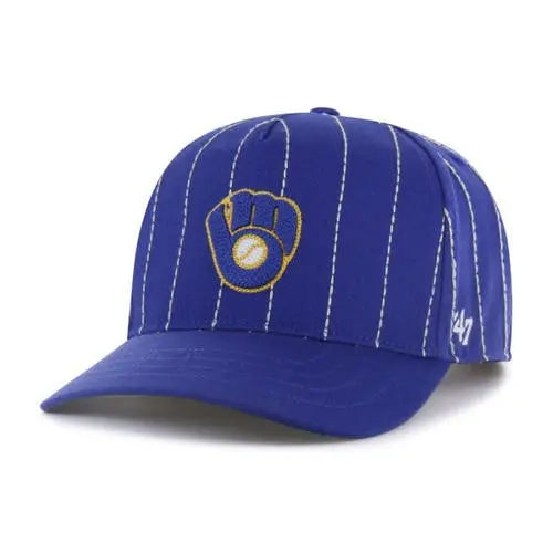 '47 47 Rawlings Milwaukee Brewers Pinstripe Hitch Baseball Cap
