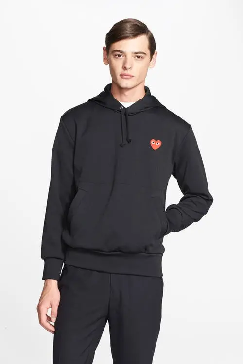 Comme Des Garçons Comme Des Garçons Play Emblem Hoodie