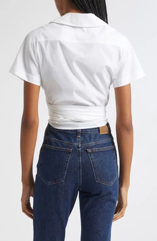 A.L.C. Brielle Tie Front Cotton Top