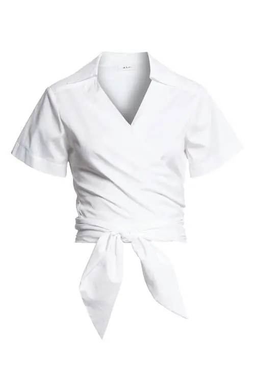 A.L.C. Brielle Tie Front Cotton Top