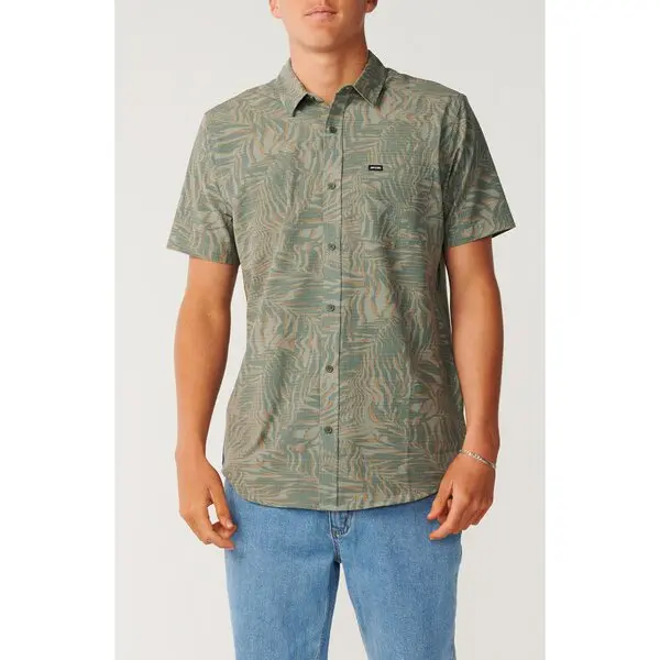 Rip Curl Hawaii Aerotech Short Sleeve Performance Button-up Shirt