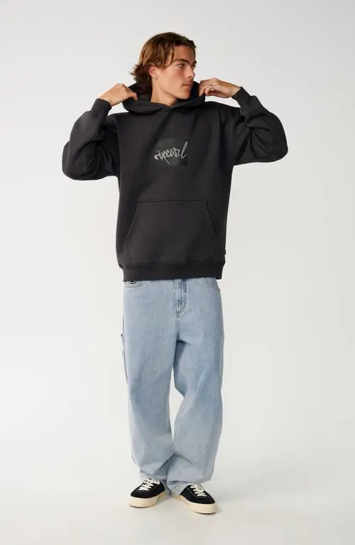 Rip Curl Rip Script Oversize Fleece Hoodie