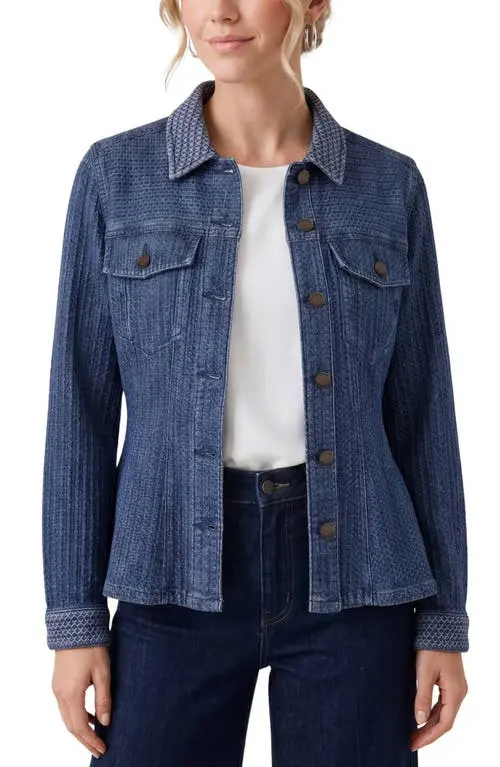 LIVERPOOL Fit & Flare Denim Trucker Jacket