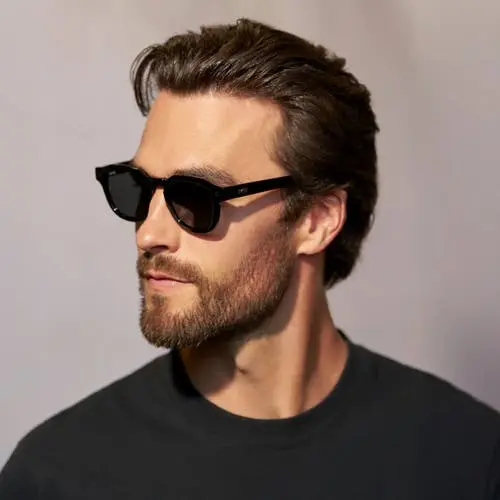 WMP EYEWEAR Nelson48mm Classic Square Polarized Sunglasses - Black
