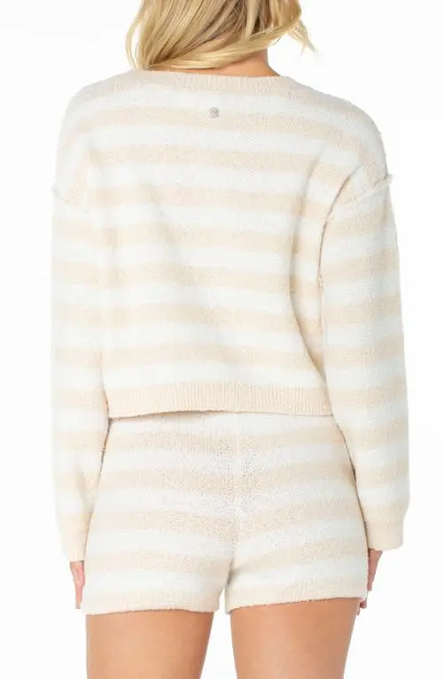 Roxy Swell Season Stripe Sweater - Parchment