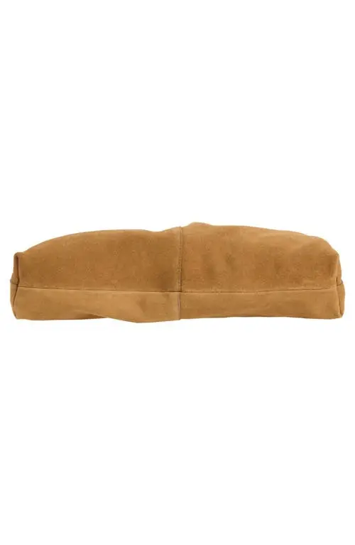 Mango Joel Suede Shoulder Bag - Medium Brown