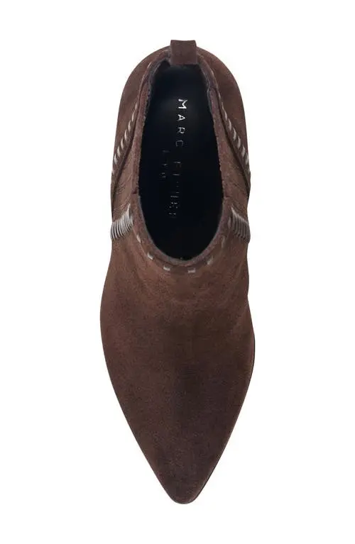 Marc Fisher Alvira Bootie - Dark Brown