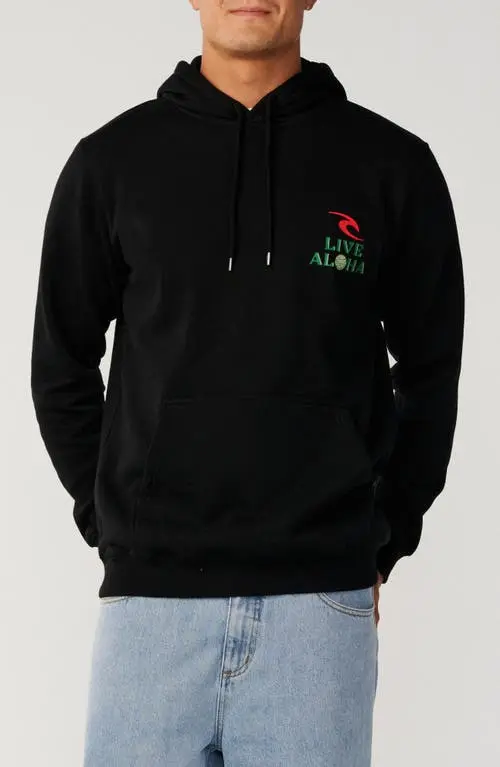 Rip Curl Aloha Spirit Fleece Hoodie - Black