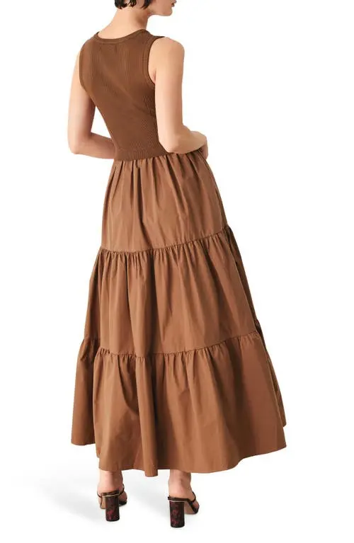 FREEMARKET Mixed Media Maxi Dress