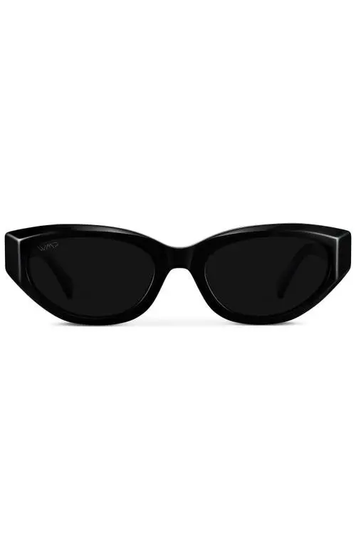 WMP EYEWEAR Loretta Modern Cat-eye Sunglasses - Black