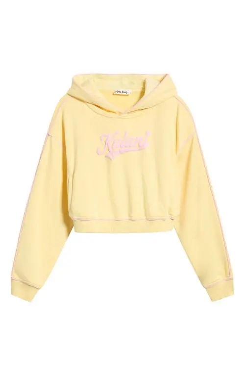 KULANI KINIS Puff Paint Cropped Hoodie