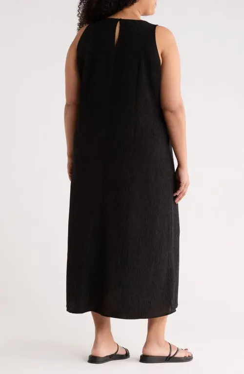 Eileen Fisher Texture Sleeveless Maxi Dress