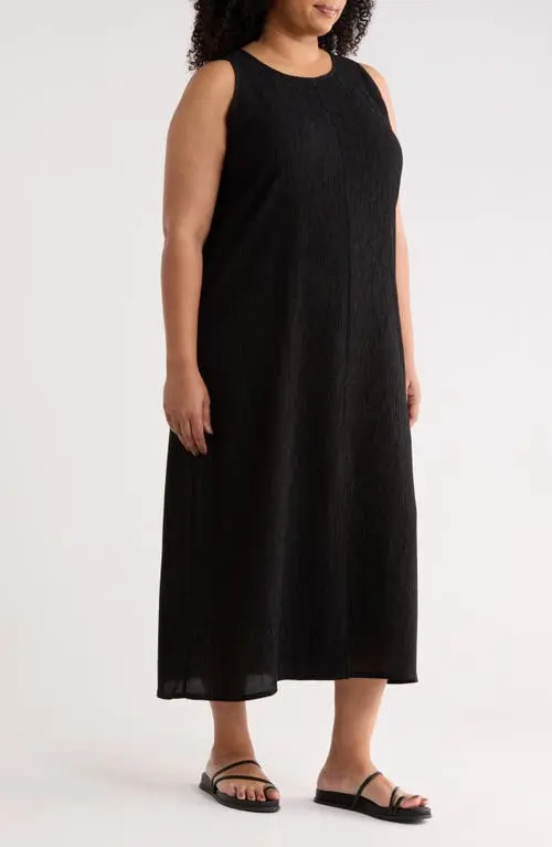 Eileen Fisher Texture Sleeveless Maxi Dress