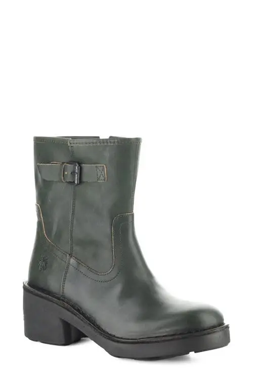 Fly London Nakky Block Heel Bootie