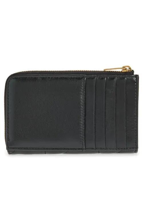 Saint Laurent Cassandre Leather Card Case