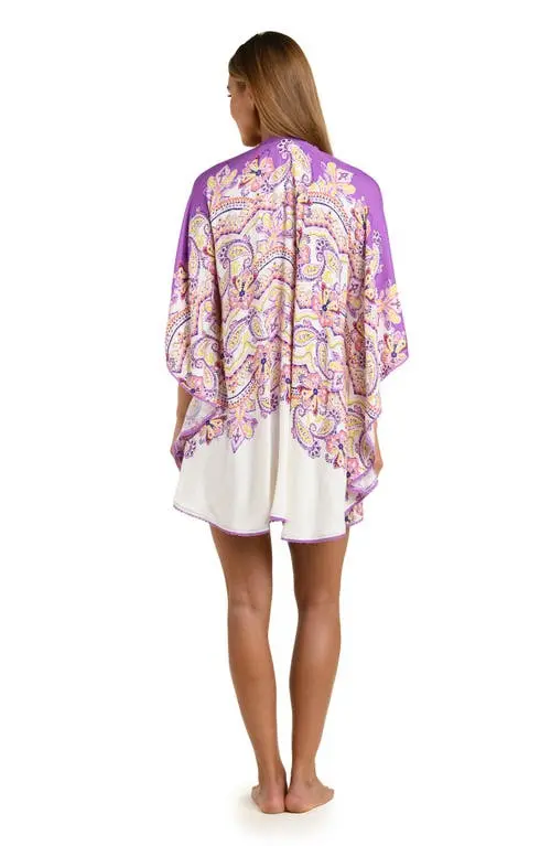 SUNSHINE 79 Lilac Cascade Kimono Cover-up