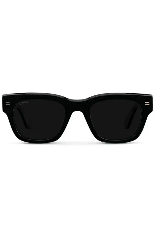 WMP EYEWEAR Clint Rectangular Polarized Sunglasses - Black