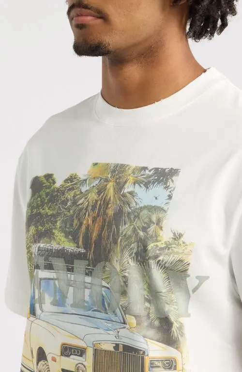 MEMORY LANE Explorer Oversize Cotton Graphic T-shirt