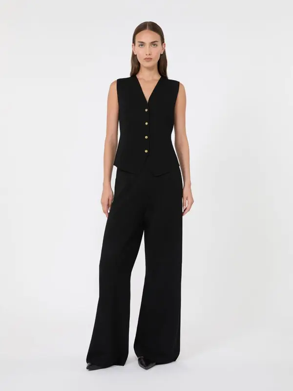 Max Mara Viscose Crepe Trousers