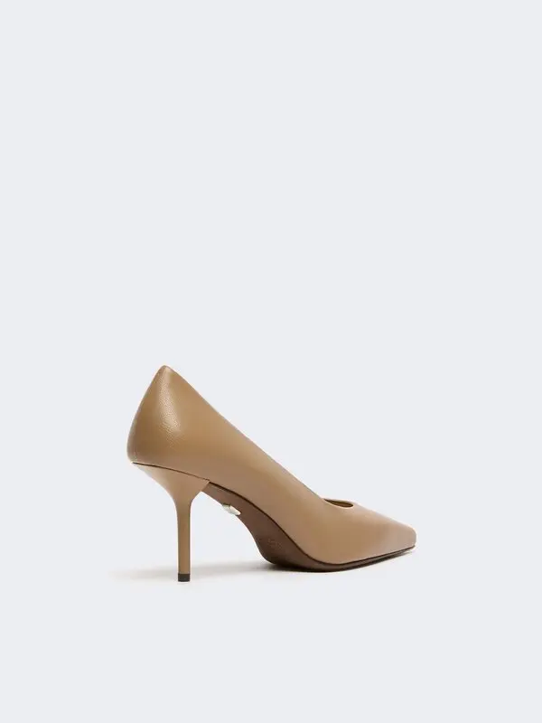 Max Mara Soft Nappa Leather Court Shoes
