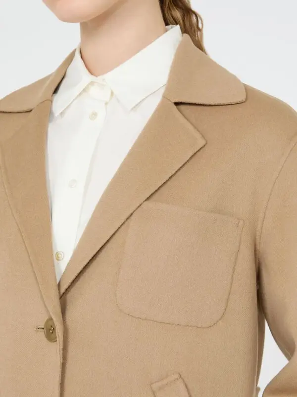 Max Mara Double Wool Cropped Jacket