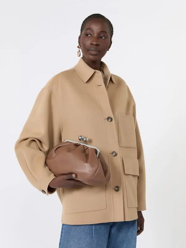Max Mara Double Wool Oversize Shirt Jacket