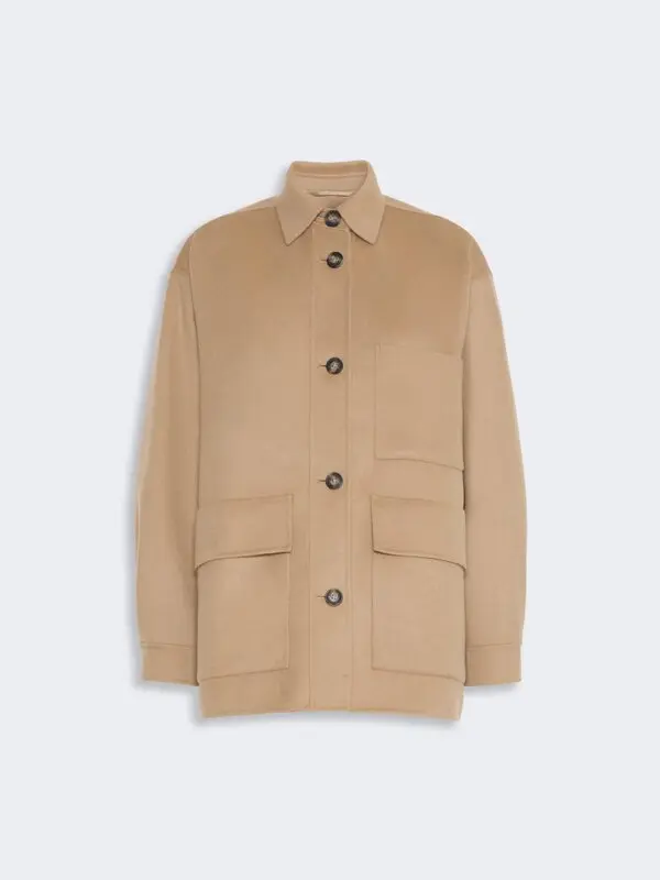 Max Mara Double Wool Oversize Shirt Jacket