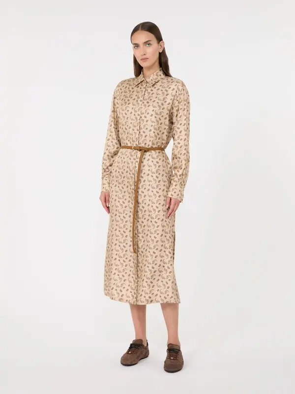 Max Mara Silk Shirt Dress