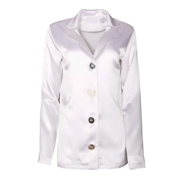 VESTIAIRE D'UN OISEAU LIBRE Pj Silk Shirt - White