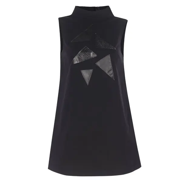 MIRIMALIST Piton Triangle Mini Dress