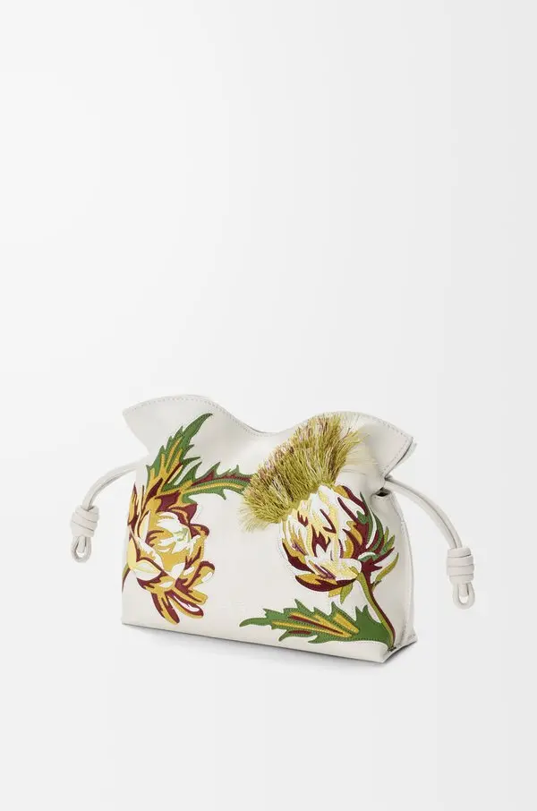 Loewe Mini Flamenco Clutch In Leather Skin