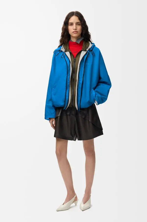 Loewe Jacket In Technical Shell - Blue