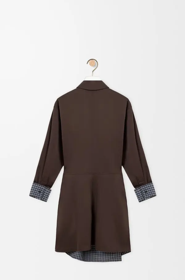 Loewe Dress In Cotton And Silk